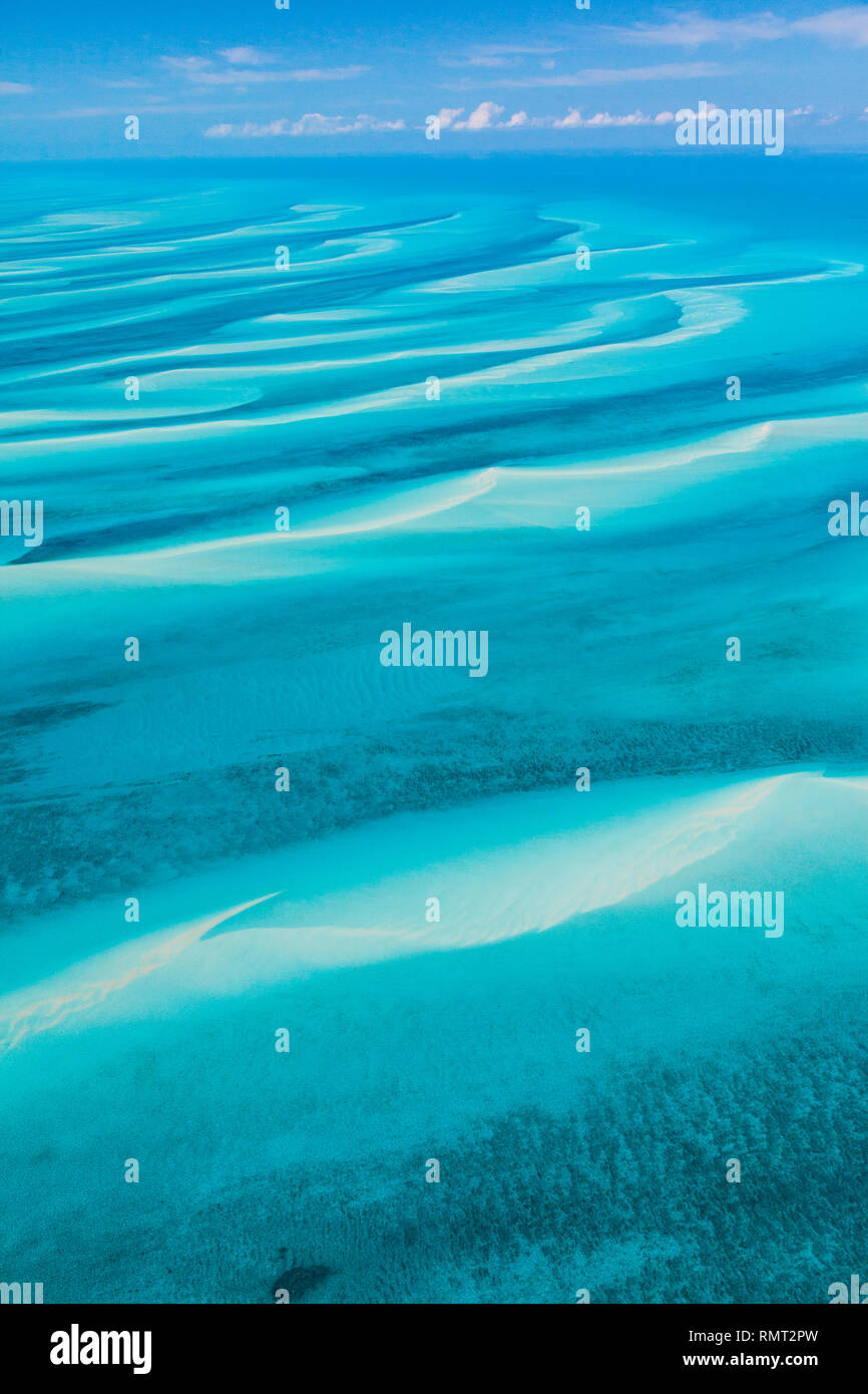 Aerial view, Eleuthera, Bahamas, America Stock Photo - Alamy