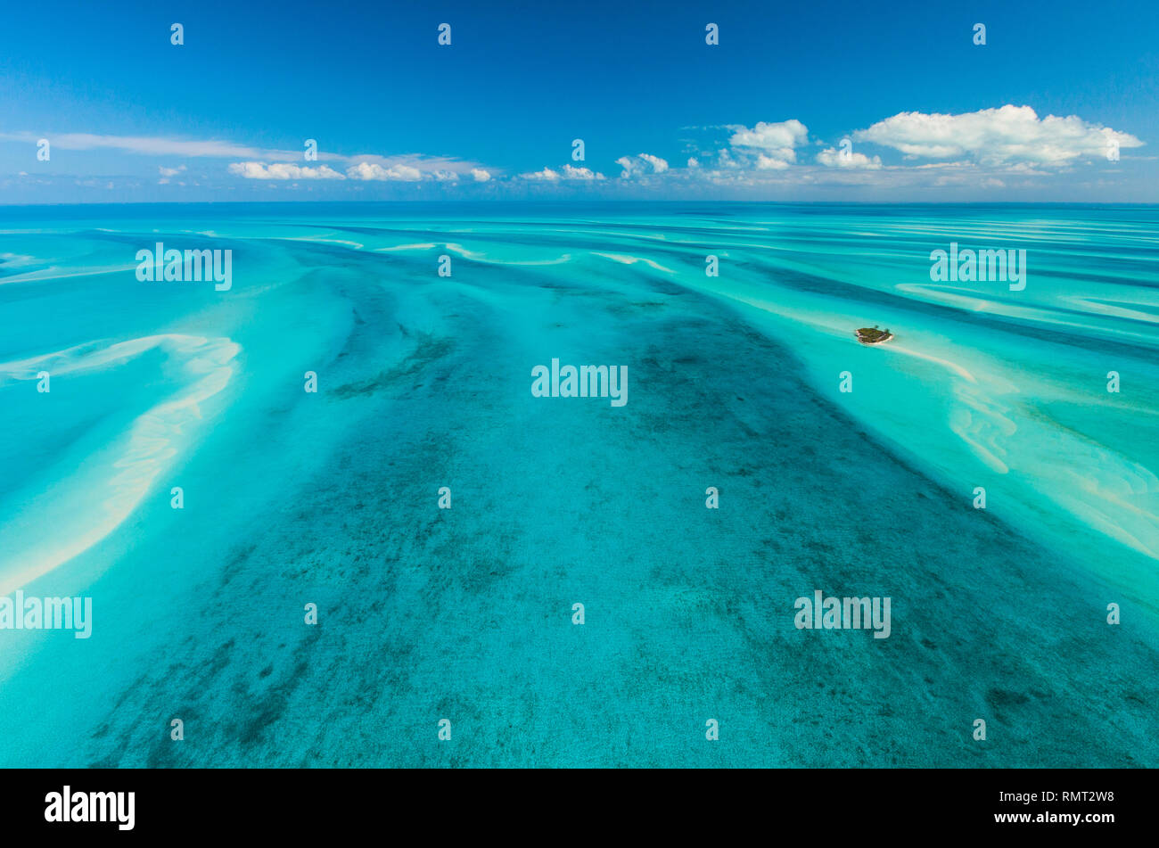 Aerial view, Eleuthera, Bahamas, America Stock Photo - Alamy