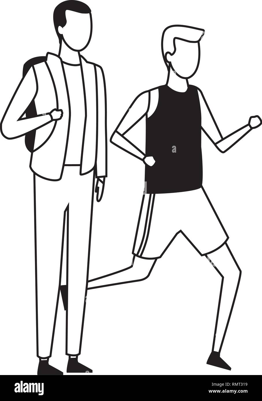 Faceless men Cut Out Stock Images & Pictures - Alamy