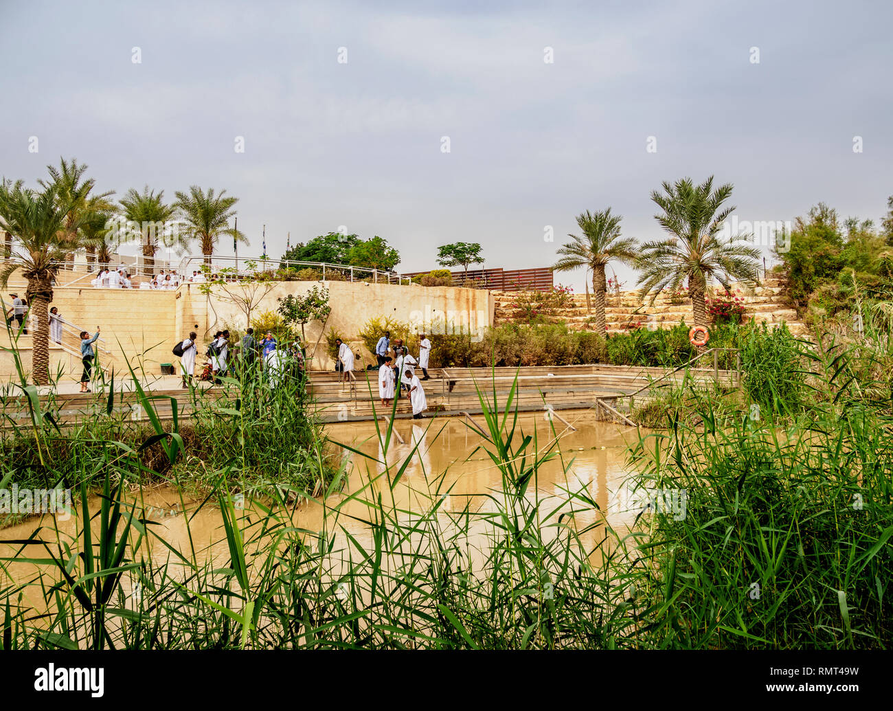 Qasr All-Yahud, Israel. Jordan River near Bethany Betharaba, picture ...
