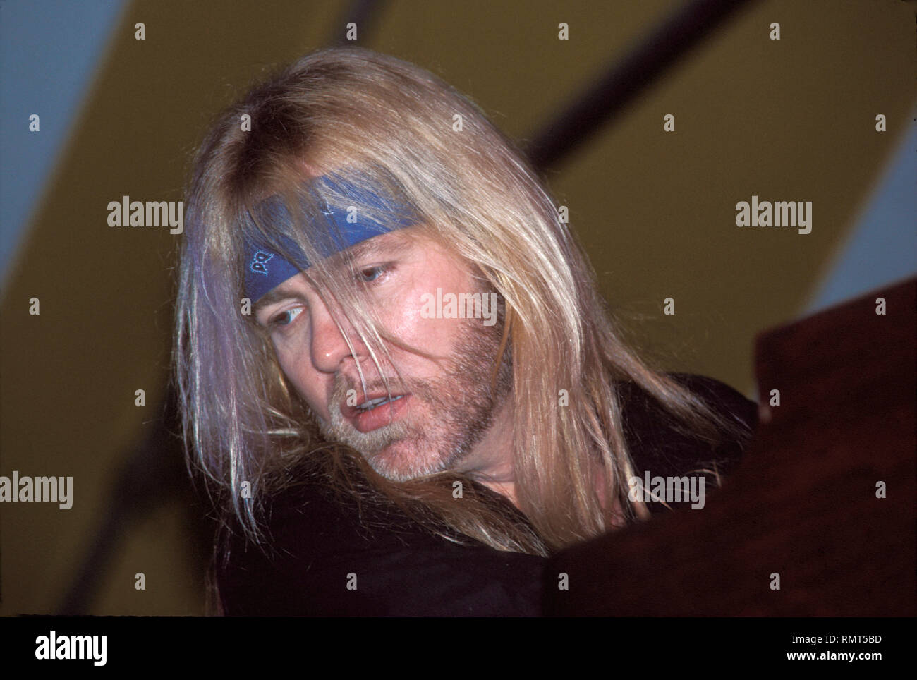 Gregg Allman is shown performing "live" in concert with The Gregg ...