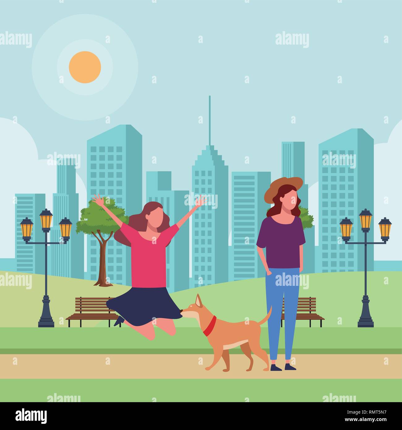 Faceless Dog Stock Vector Images - Alamy
