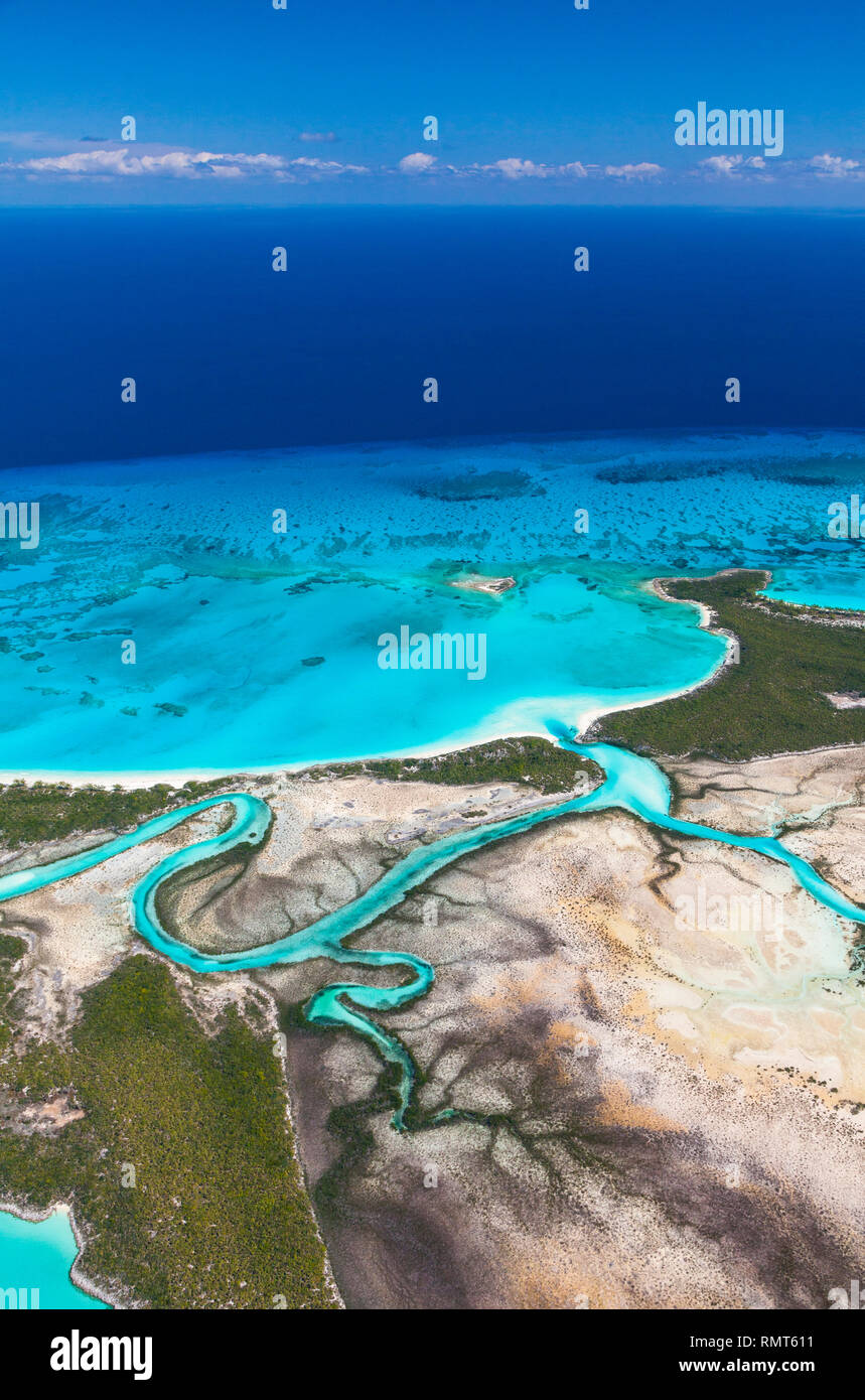 Exuma bahamas aerial hi-res stock photography and images - Alamy