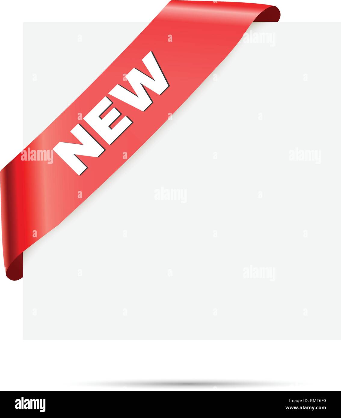 Corner ribbon hi-res stock photography and images - Alamy