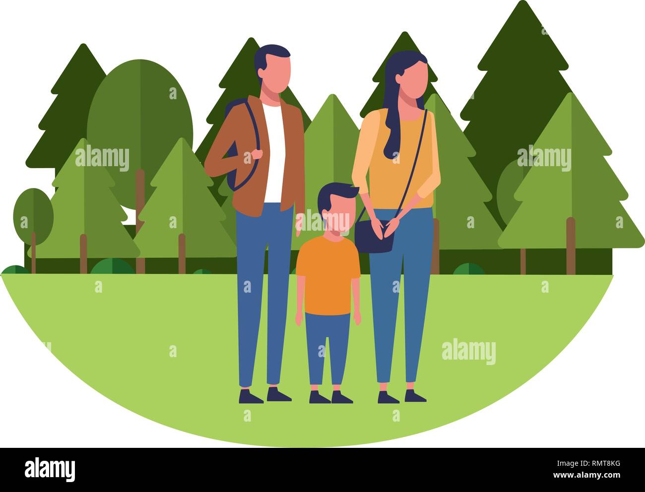 Family and kids cartoon Stock Vector Image & Art - Alamy