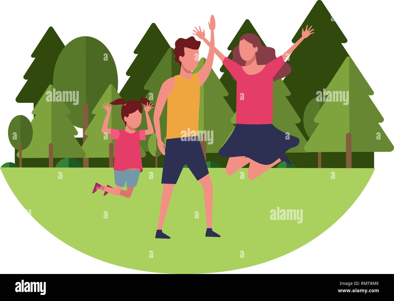 Family and kids cartoon Stock Vector Image & Art - Alamy
