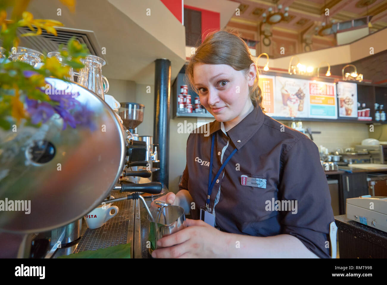 Costa Coffee Staff High Resolution Stock Photography and Images - Alamy