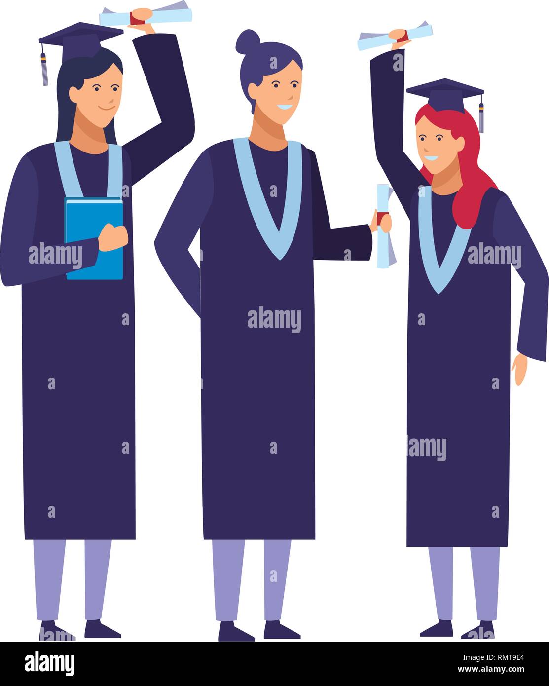 Students graduation ceremony Stock Vector Image & Art - Alamy