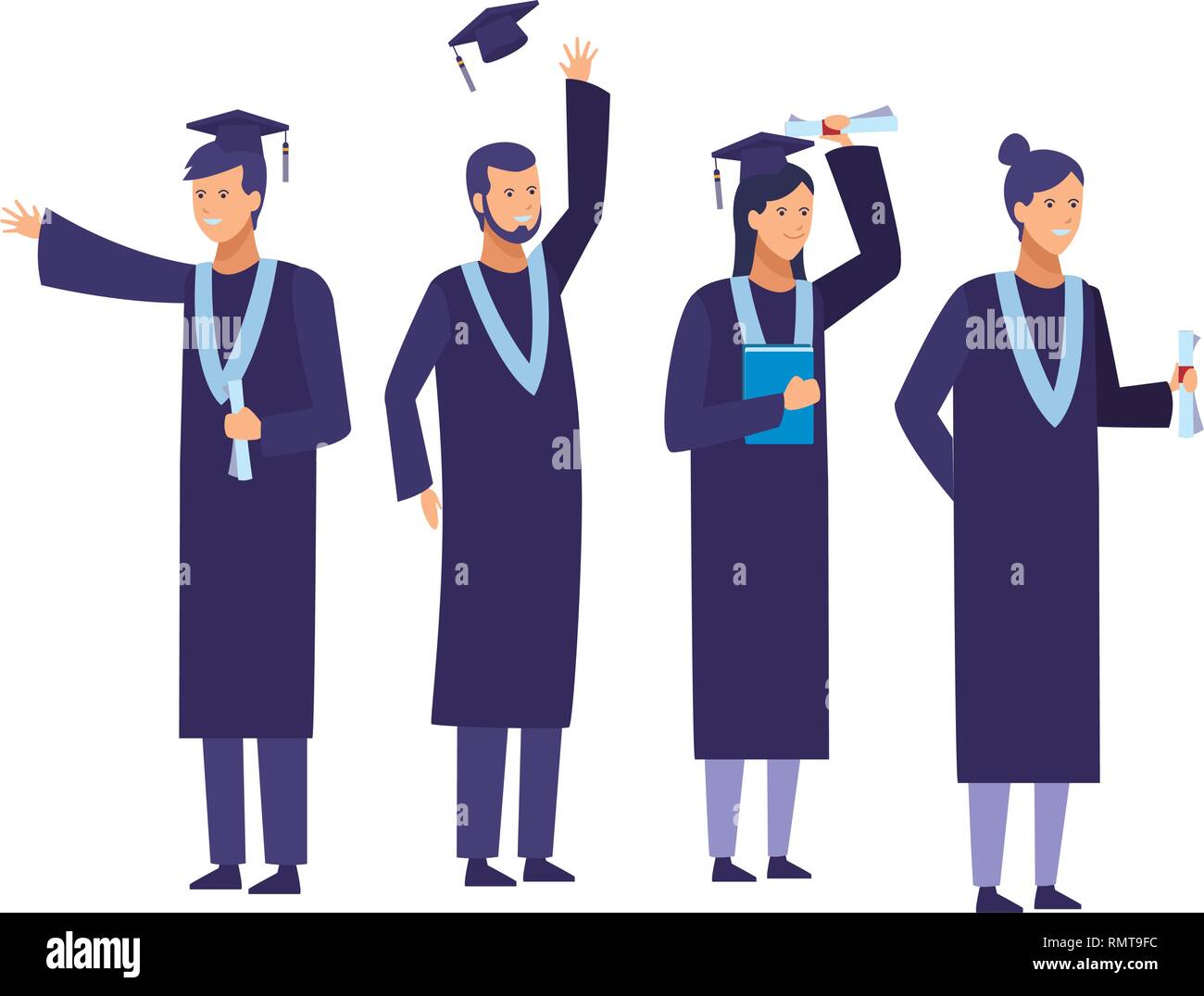 Students graduation ceremony Stock Vector Image & Art - Alamy