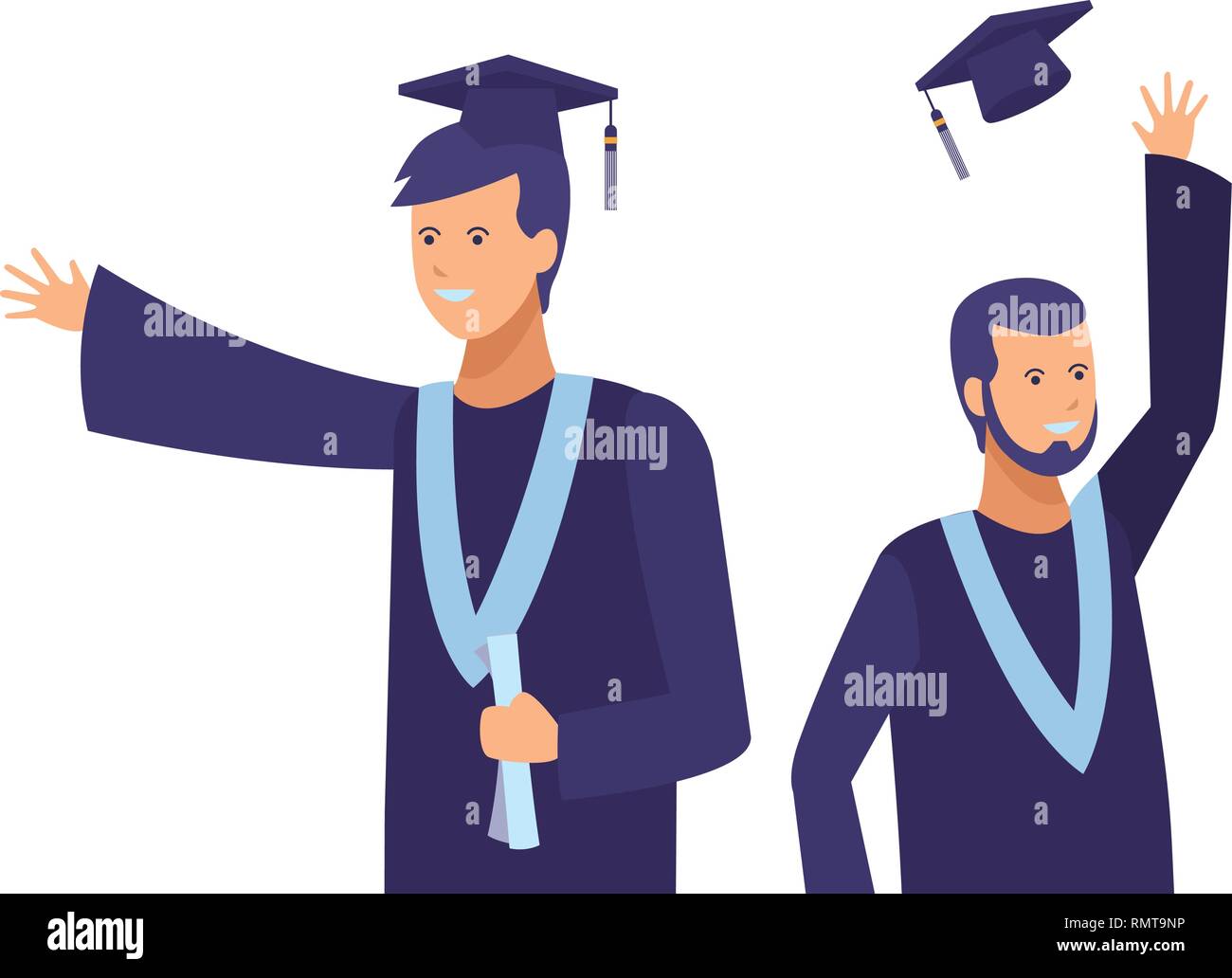 Students graduation ceremony Stock Vector Image & Art - Alamy