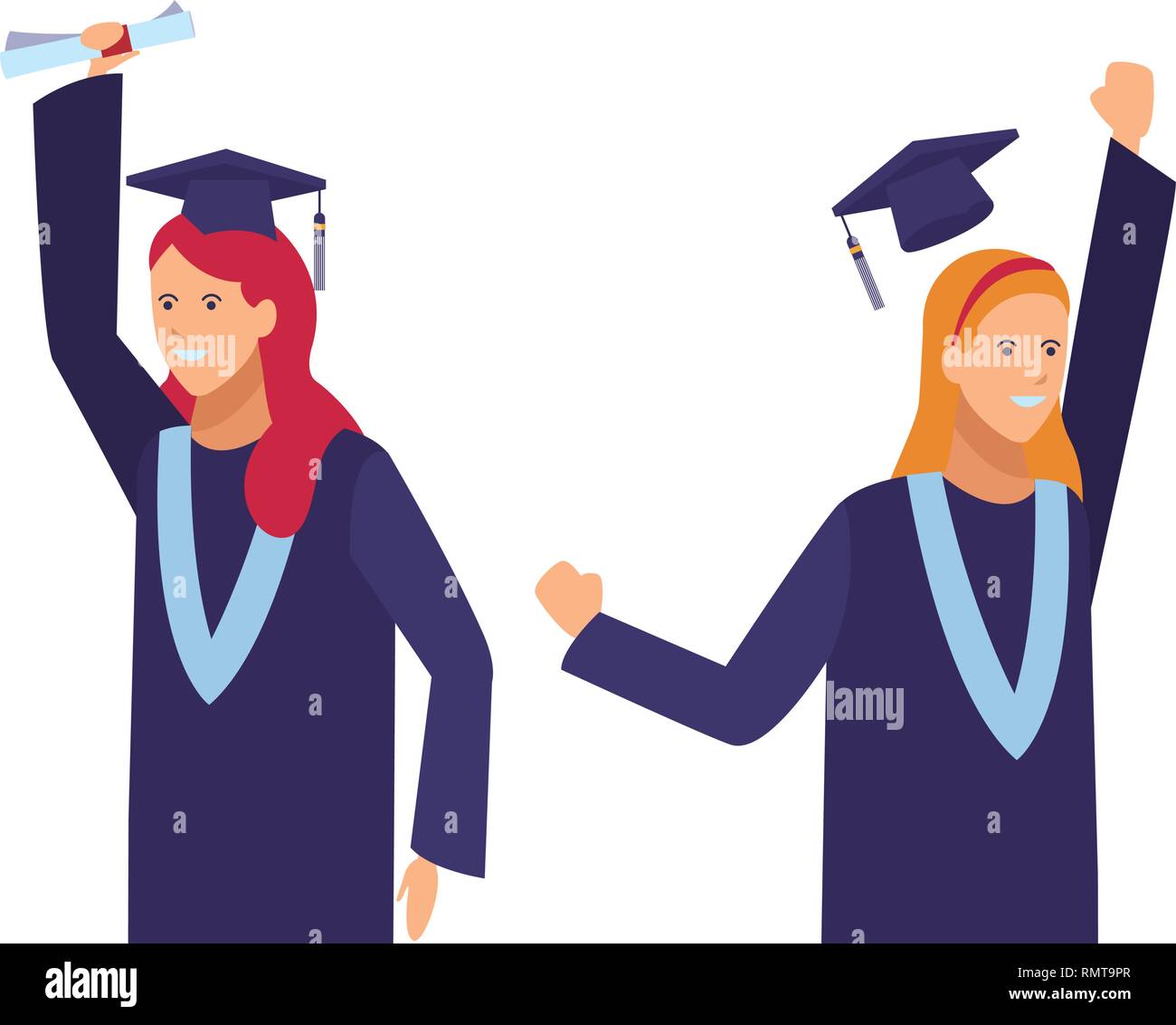 Students graduation ceremony Stock Vector Image & Art - Alamy