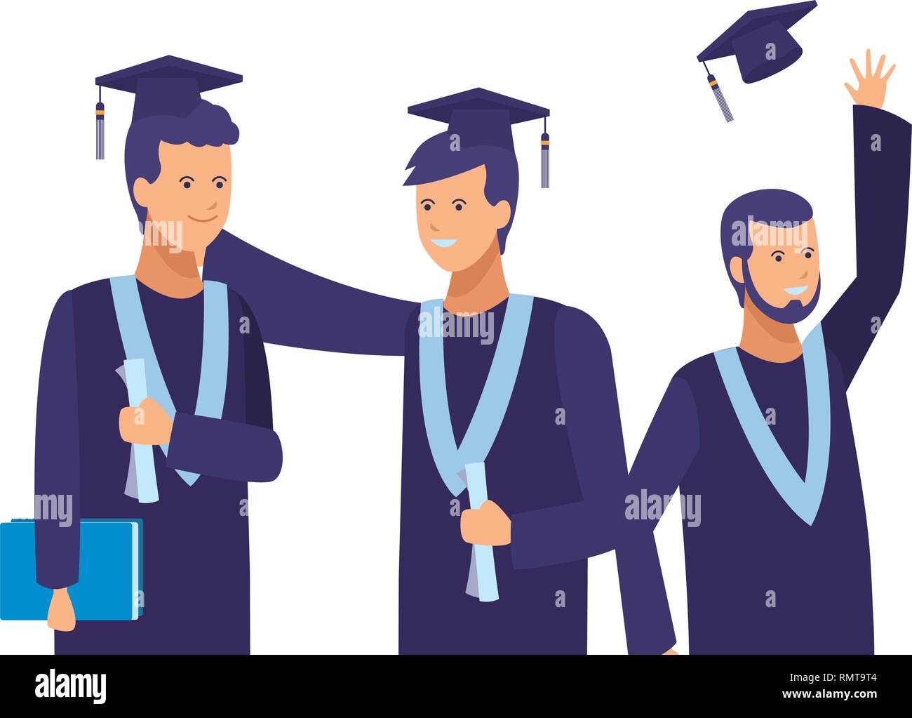 Students graduation ceremony Stock Vector Image & Art - Alamy