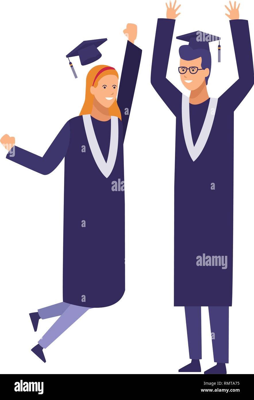 Students graduation ceremony Stock Vector Image & Art - Alamy