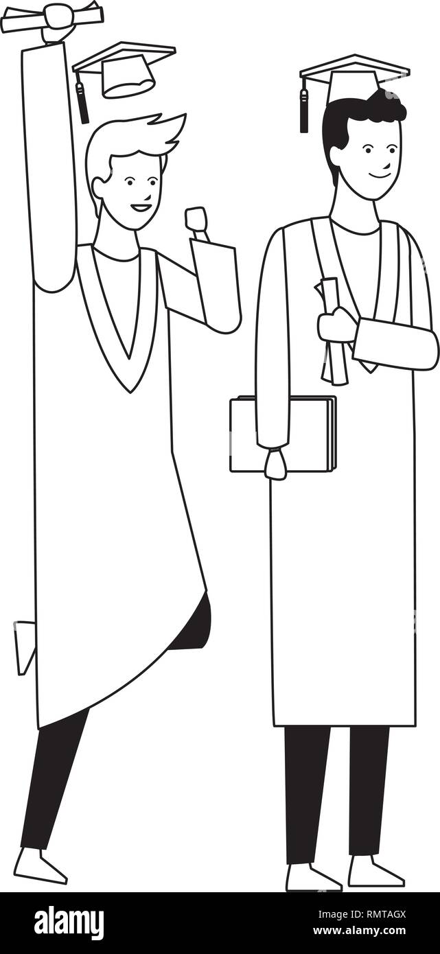 Students graduation ceremony Stock Vector Image & Art - Alamy