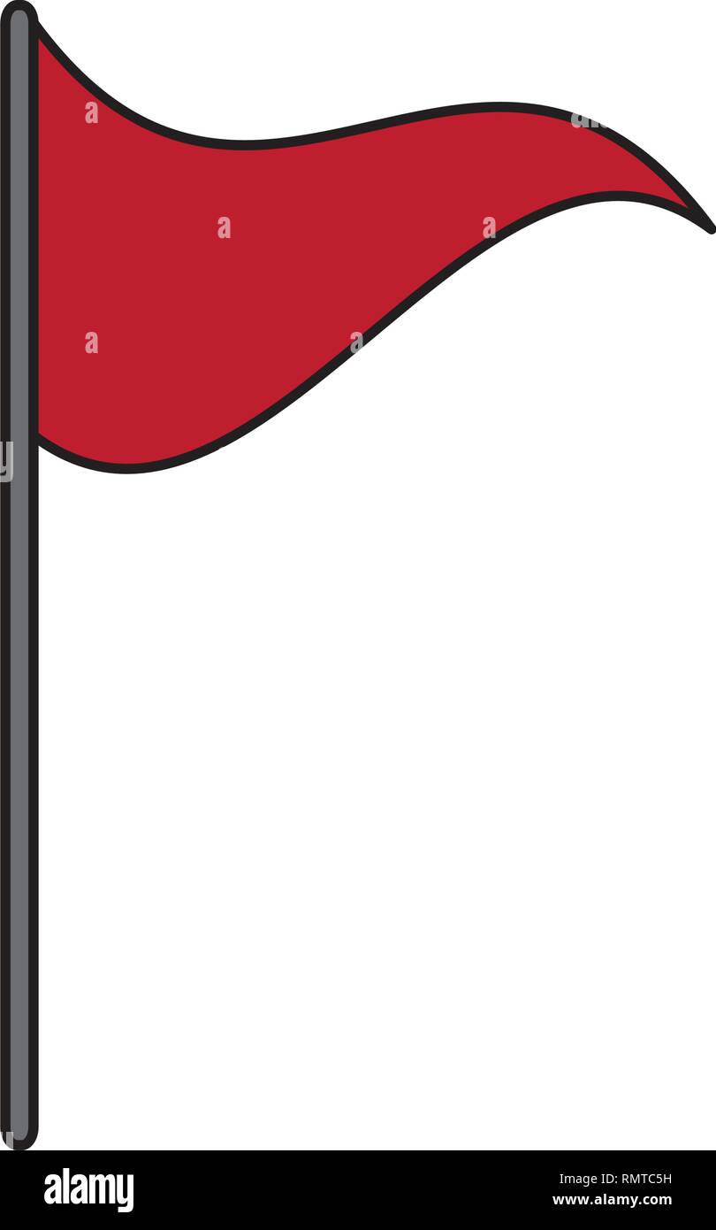 flag marker sign Stock Vector Image & Art - Alamy