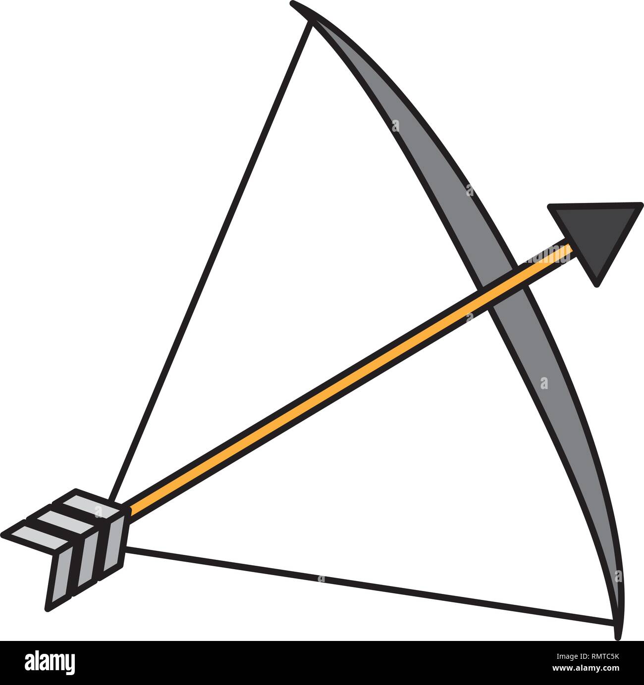bow arrow equipment Stock Vector Image & Art - Alamy