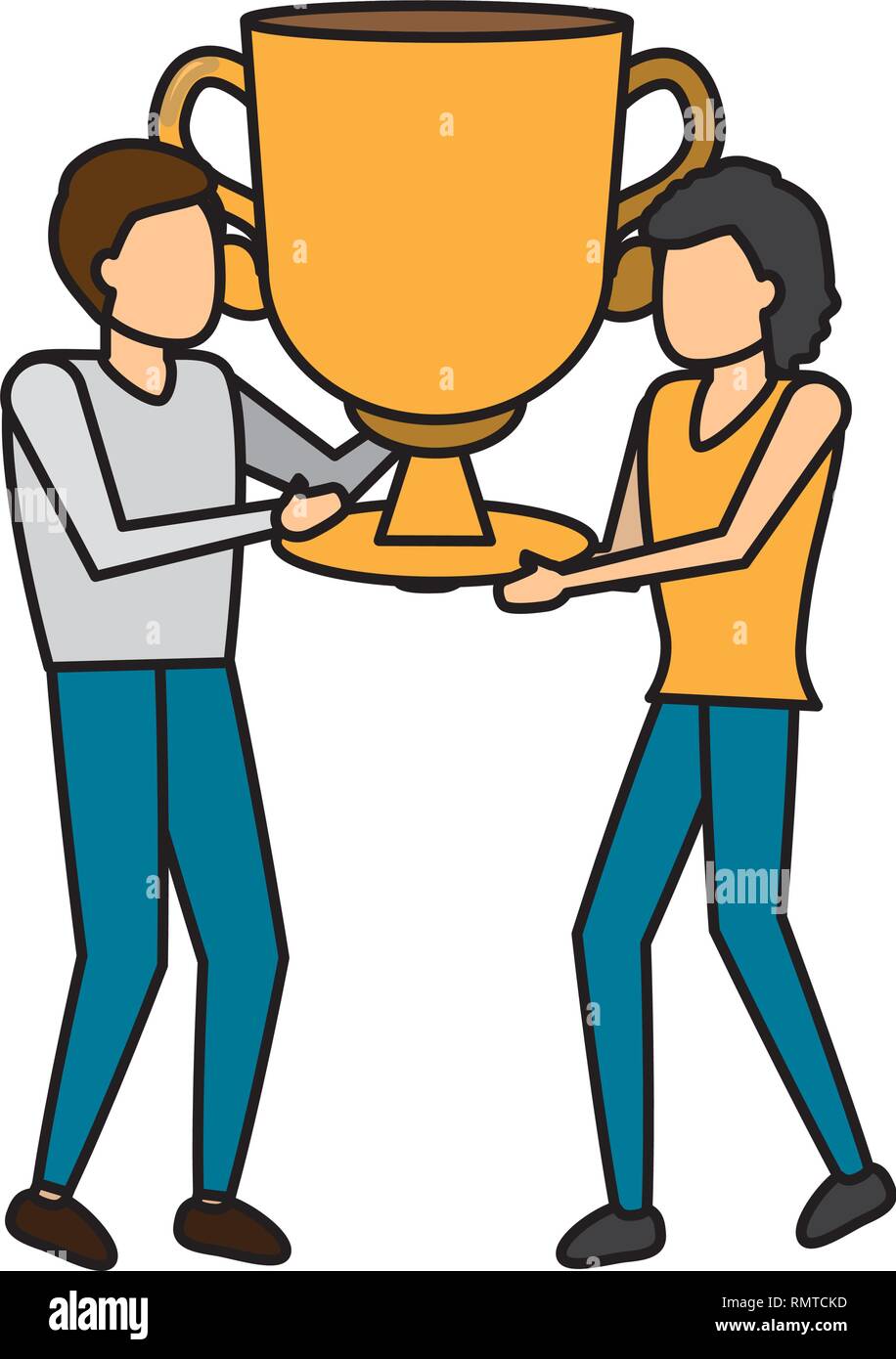 Businesswoman office holding cup Stock Vector Images - Alamy