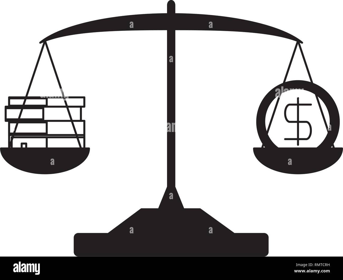 Education money balance Stock Vector Images - Alamy