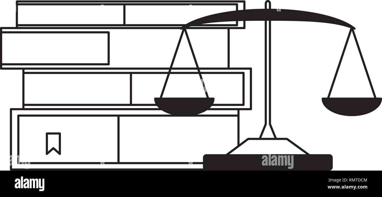 books stacked and balance Stock Vector Image & Art - Alamy