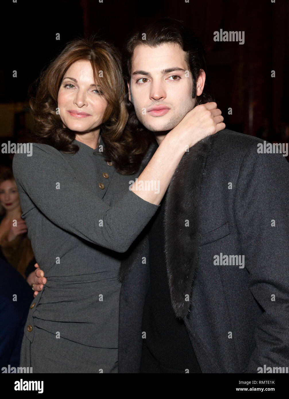 Stephanie Seymour, Peter Brant Jr. attend Dennis Basso Fall/Winter ...