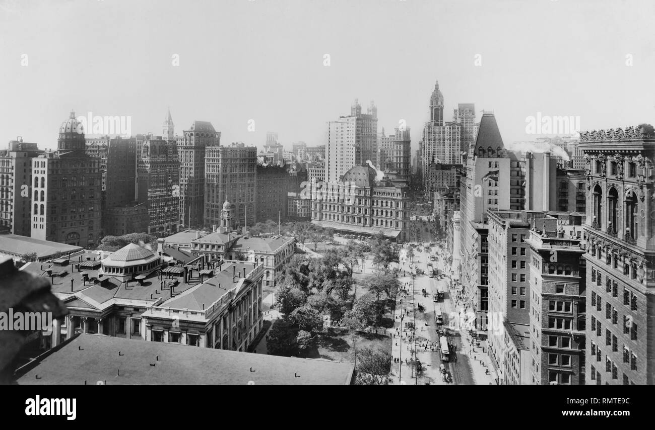 New york cityscape 1900 hi-res stock photography and images - Alamy