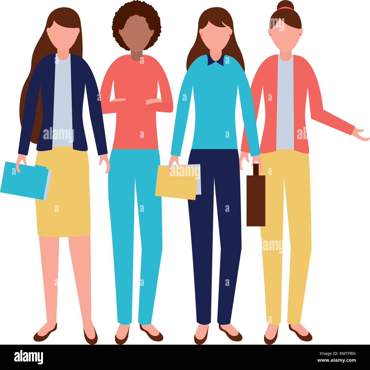 business people team Stock Vector Image & Art - Alamy