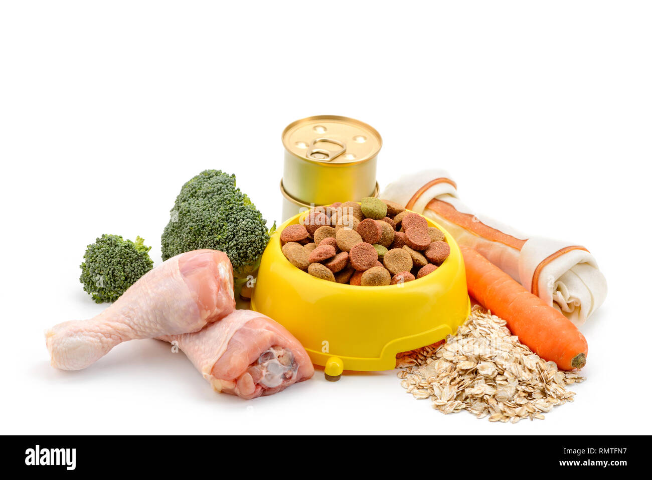 Dog food and treat Stock Photo - Alamy