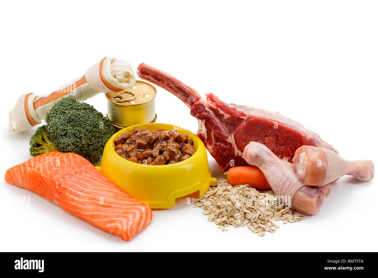 Chicken fillet and broccoli Cut Out Stock Images & Pictures - Alamy