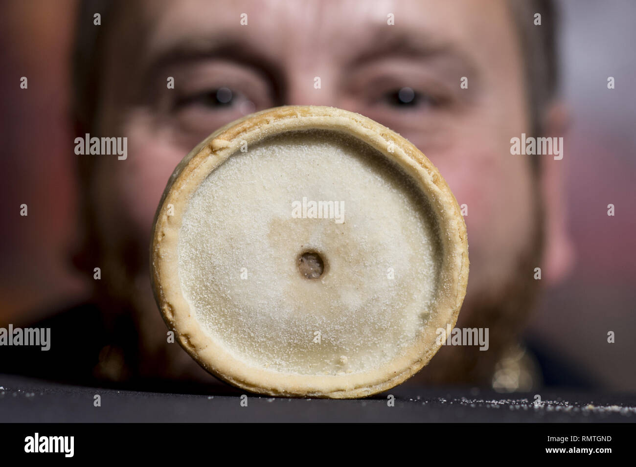 Ronnie Miles poises with pies as the World Championship Scotch Pie Awards is in it's 20th year ...