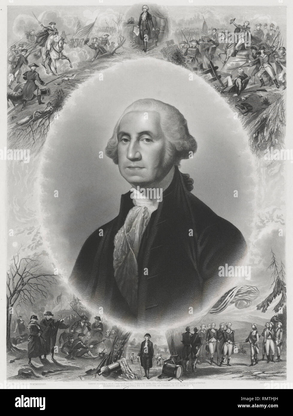 President george washington standing hi-res stock photography and ...