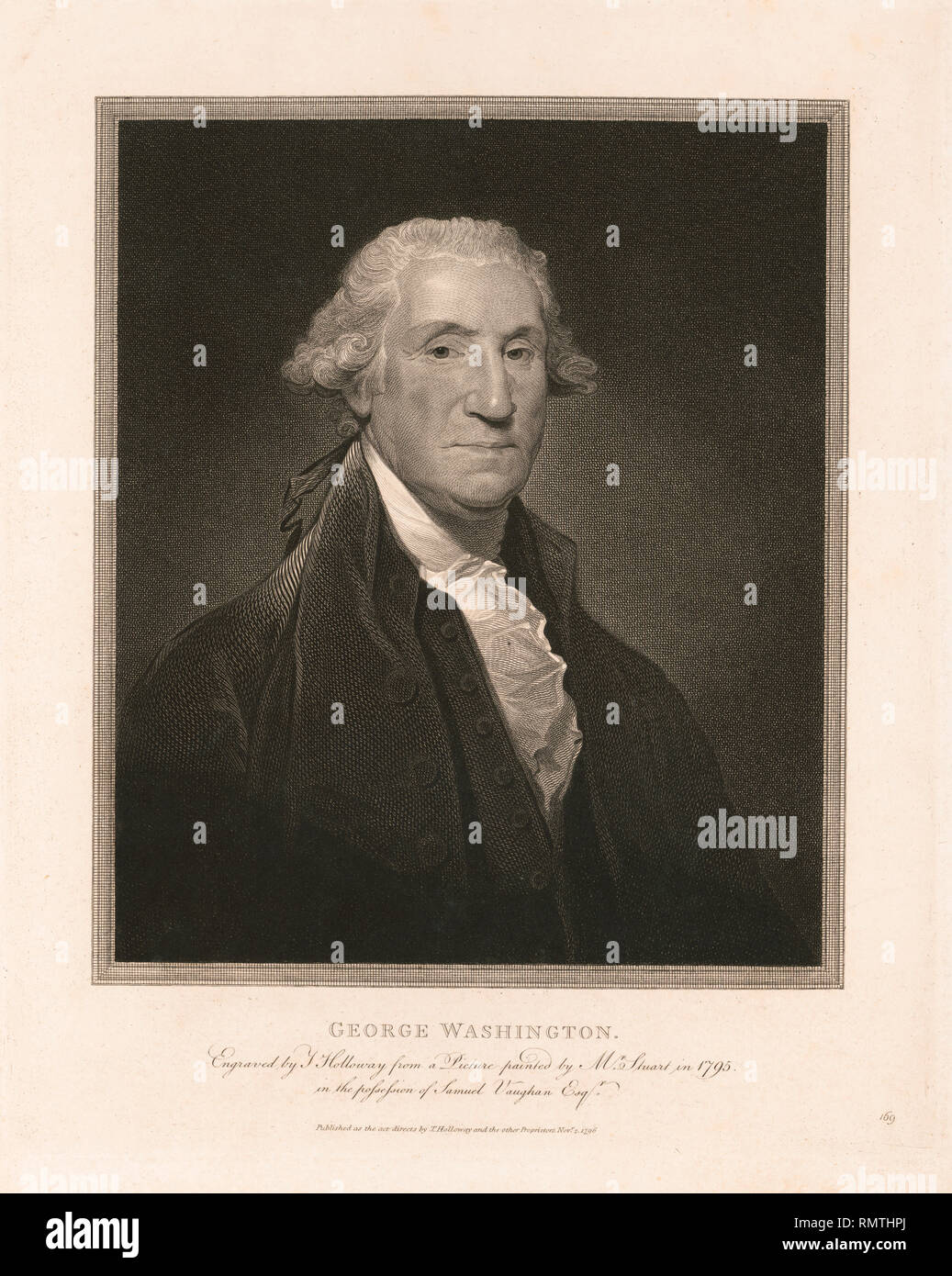 George Washington (1732-99), First President of the United States, Head ...