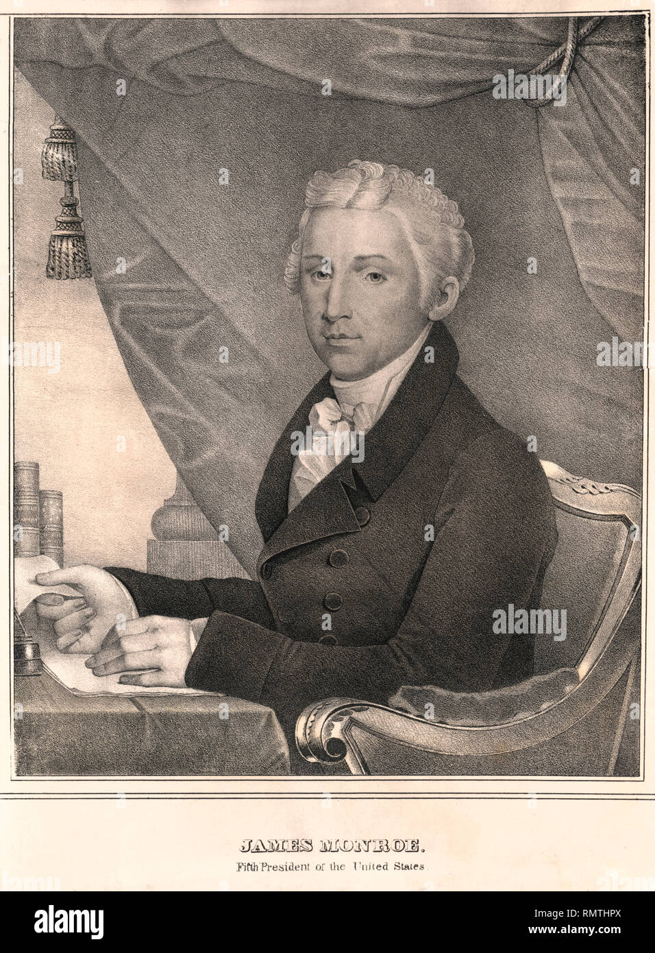 President james monroe hi-res stock photography and images - Alamy