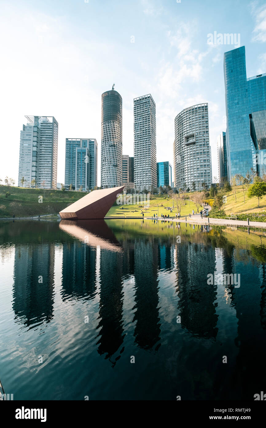 La Mexicana its a park located at Santa Fe area in Mexico City Stock ...