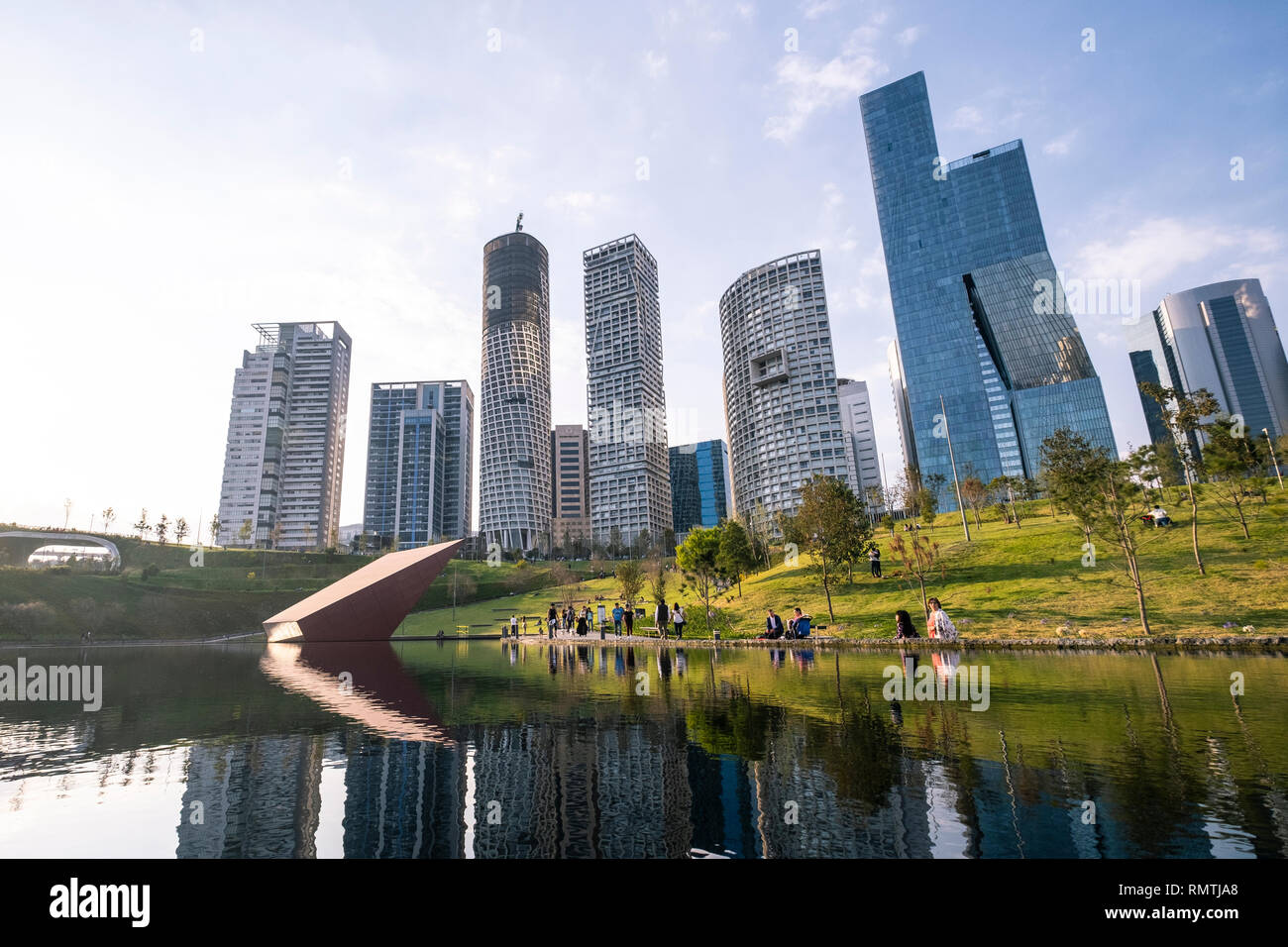 La Mexicana its a park located at Santa Fe area in Mexico City Stock ...