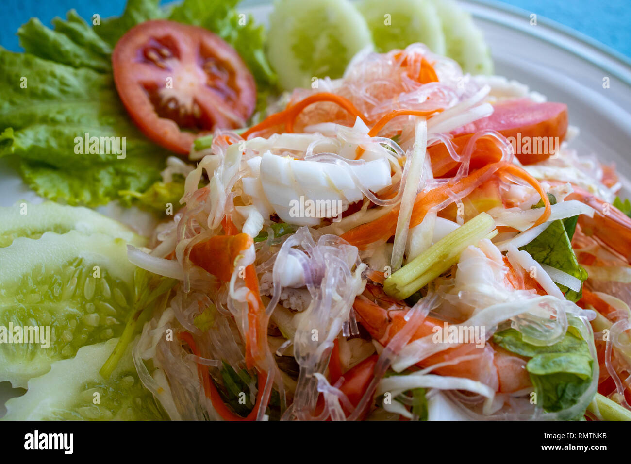 Seafood cellophane noodle, Eagle View Restaurant, Ko Tao Island ...