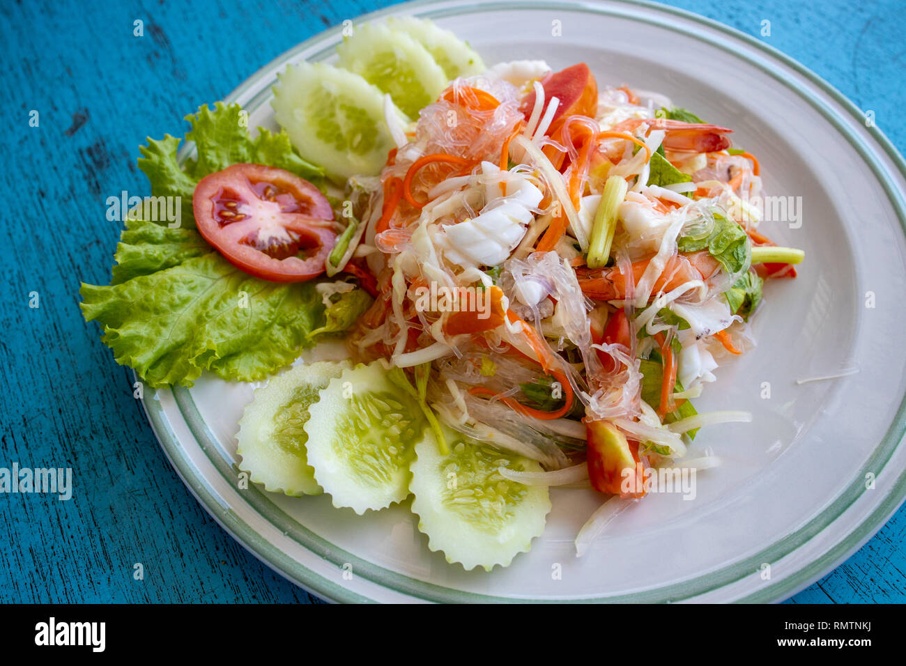 Thai seafood restaurant hi-res stock photography and images - Alamy