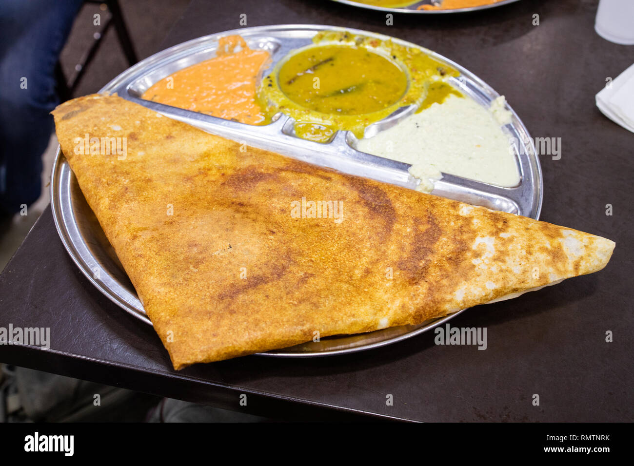 Indian dosa hi-res stock photography and images - Alamy