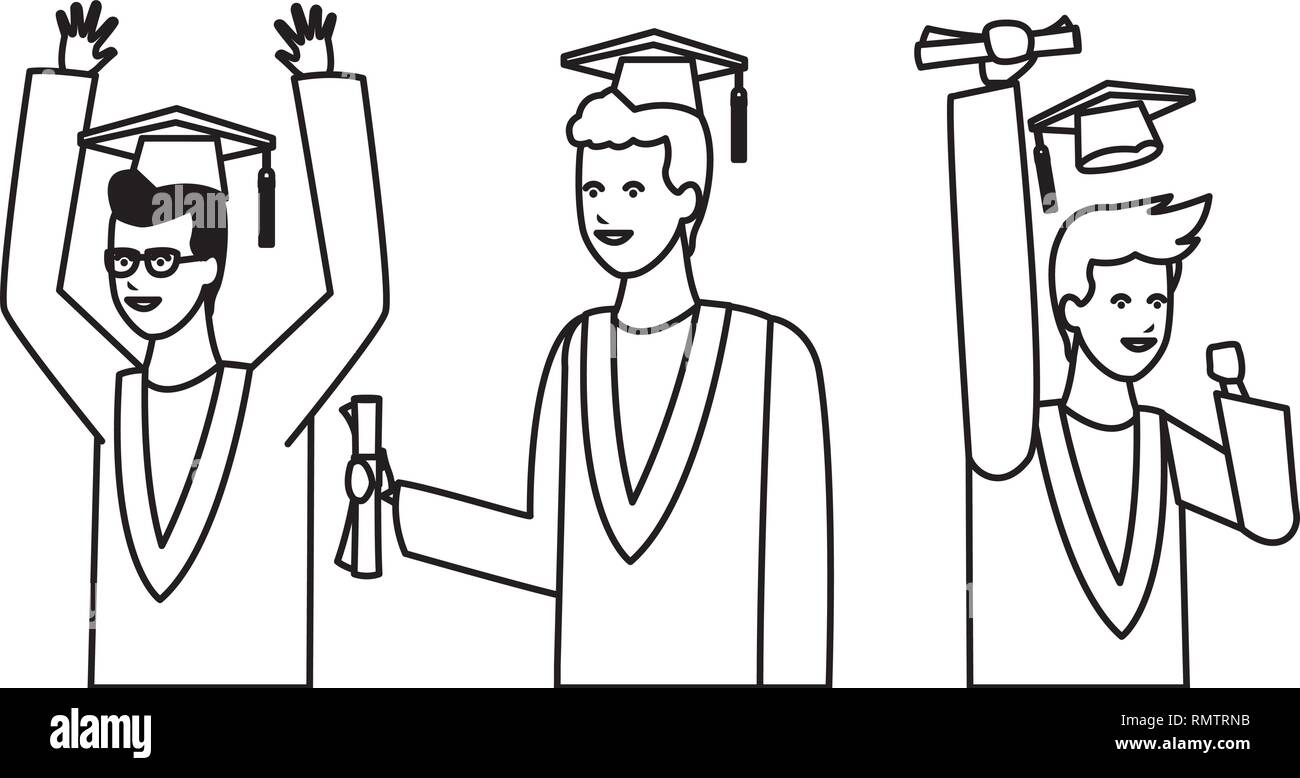 Students graduation ceremony Stock Vector Image & Art - Alamy