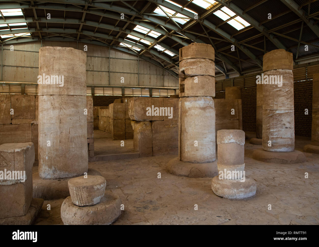 Buhen temple in the national museum, Khartoum State, Khartoum, Sudan ...