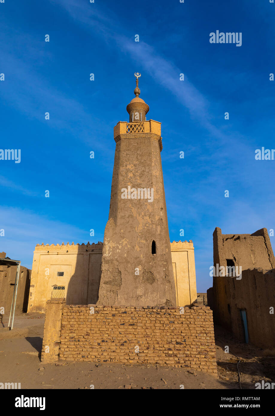 Al-Hassanab mosque, Northern State, Al-Khandaq, Sudan Stock Photo - Alamy