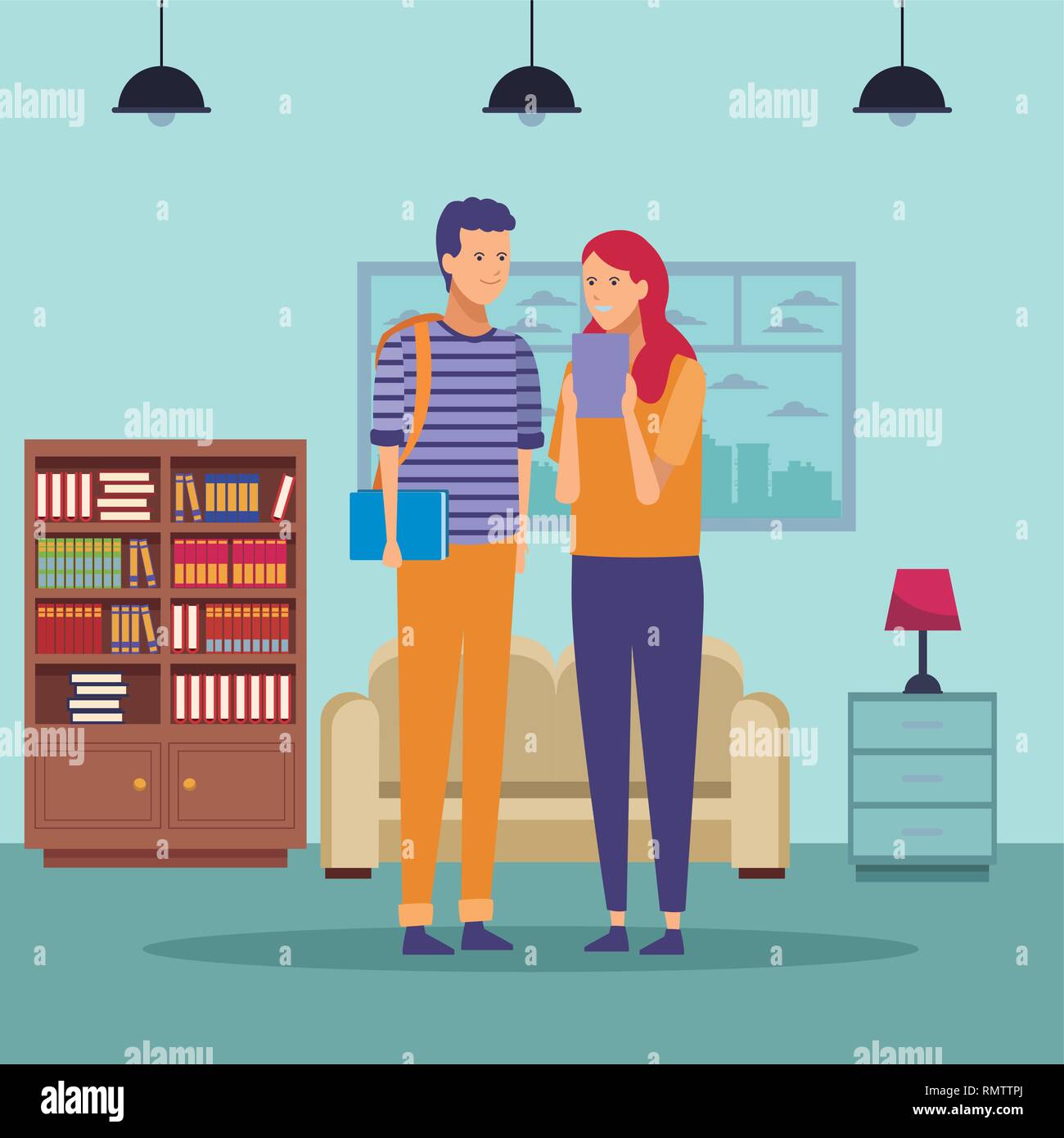 The conversation house Stock Vector Images - Alamy