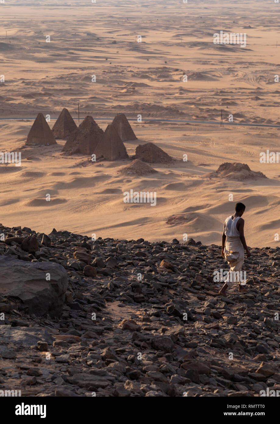 The meroitic pyramids of jebel Barkal, Northern State, Karima, Sudan ...