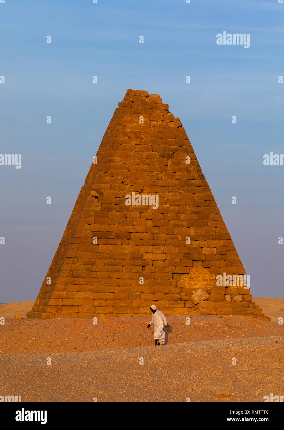 The meroitic pyramids of jebel Barkal, Northern State, Karima, Sudan ...