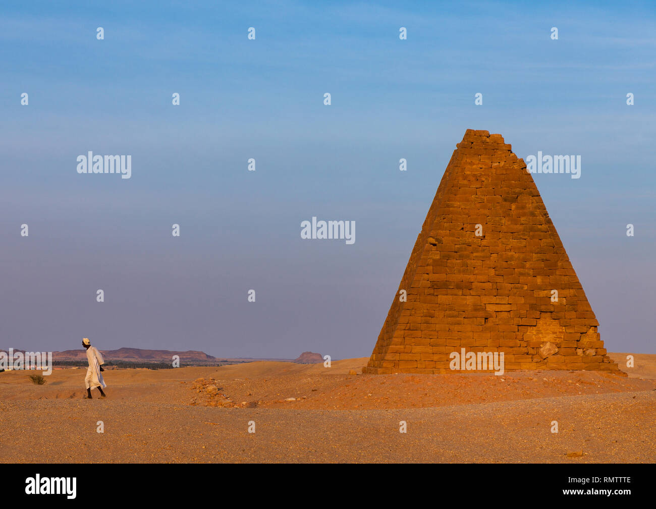 The meroitic pyramids of jebel Barkal, Northern State, Karima, Sudan ...