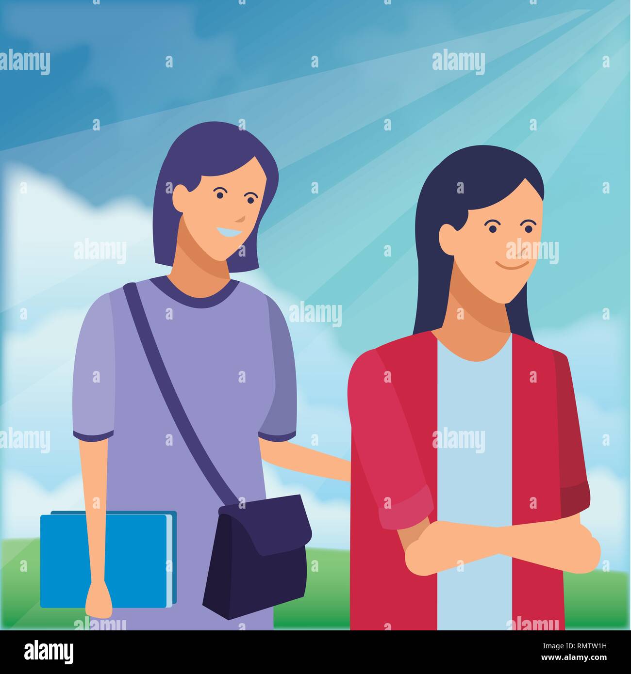 Student talk gesture Stock Vector Images - Alamy