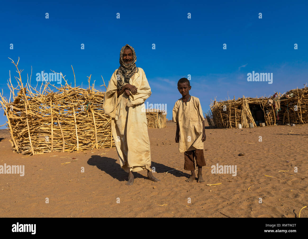 Bedouin people in Bayoda desert, Northern State, Bayuda desert, Sudan ...
