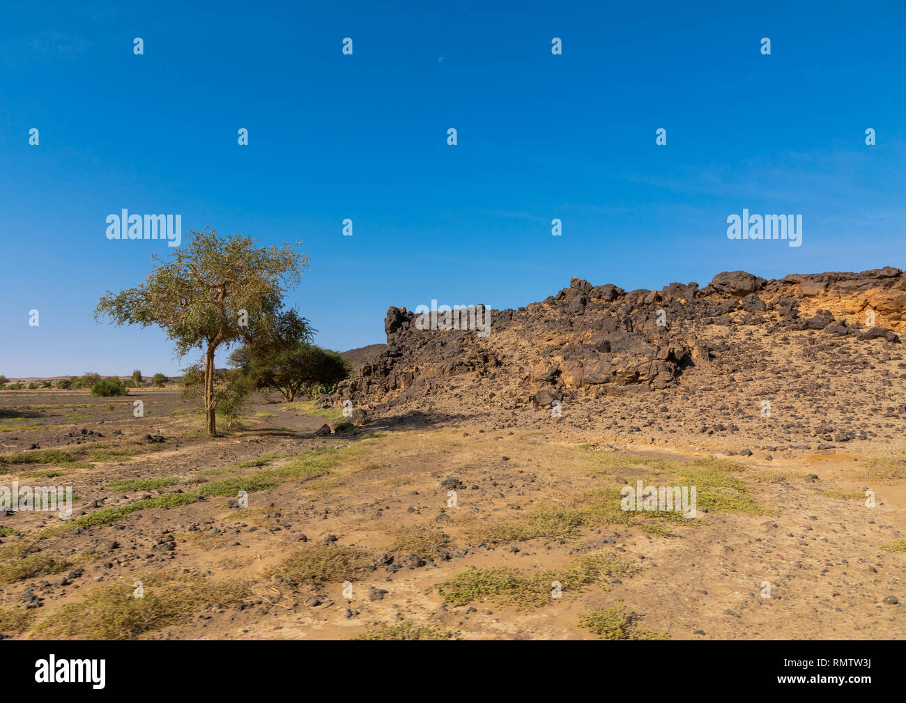 Rocky landscape, Northern State, Bayuda desert, Sudan Stock Photo - Alamy