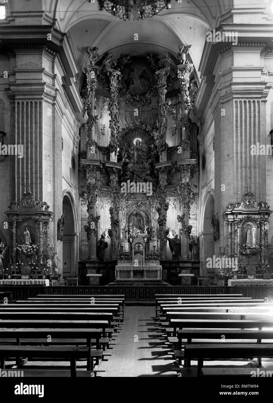 RETABLO BARROCO DE LA IGLESIA DE SAN FRANCISCO PROCEDENTE DE LA ...