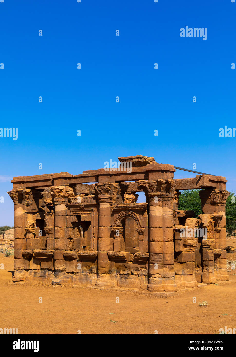 The roman kiosk, Nubia, Naqa, Sudan Stock Photo - Alamy