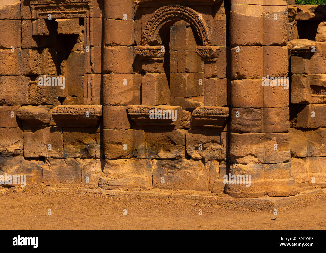 The roman kiosk, Nubia, Naqa, Sudan Stock Photo - Alamy